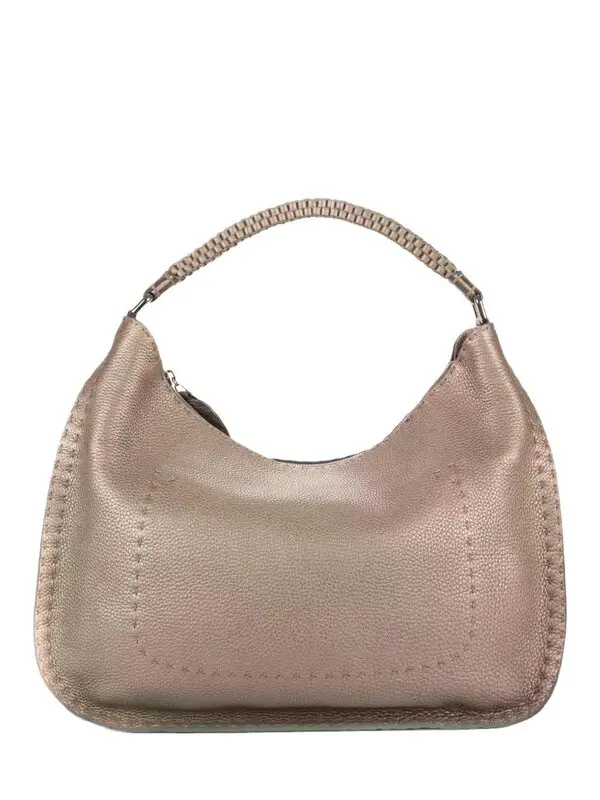 Fendi Selleria Whipstitch Tote Bag - Grey