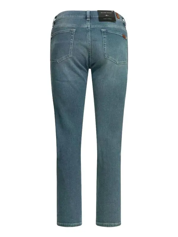 7 For All Mankind Slim Illusion Relaxed Skinny Jeans - Blue