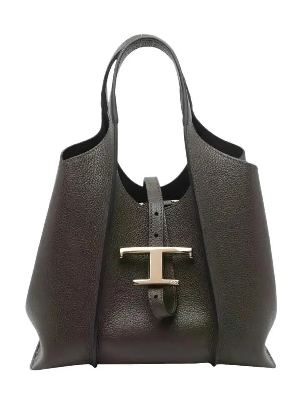 TOD'S Mini T-timeless Leather Tote Bag - Green