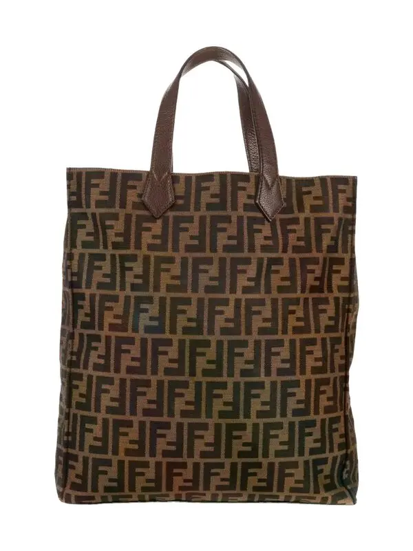 Fendi Zucca Canvas Tote Bag - Brown