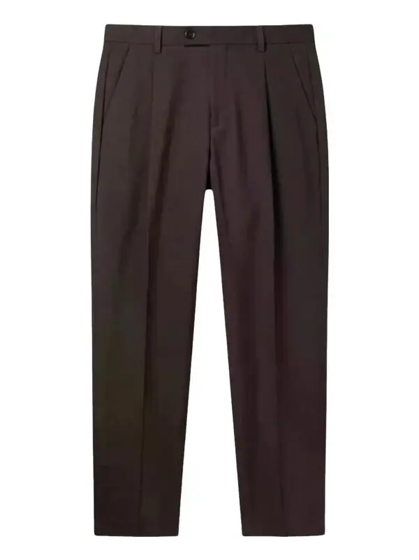BE ABLE Pleated Trousers - Brown