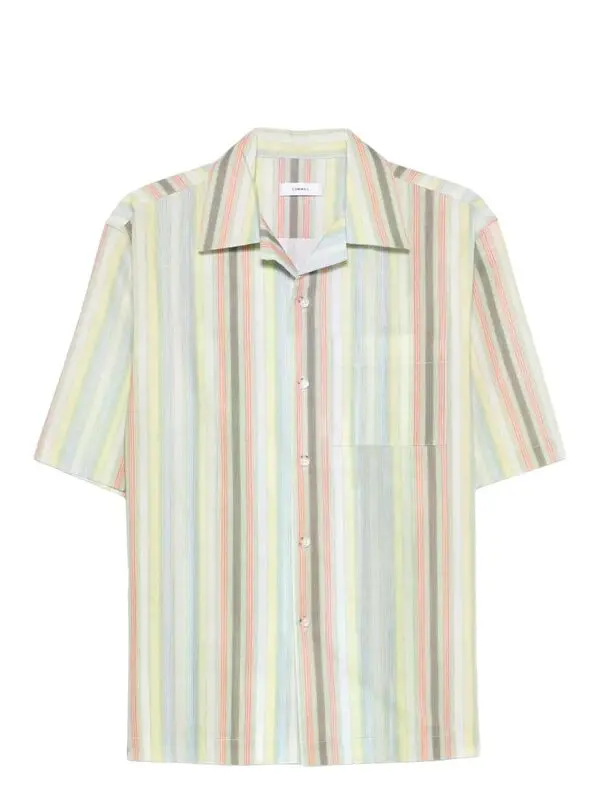 Commas Sereno Stripe-pattern Short-sleeve Shirt - Neutrals