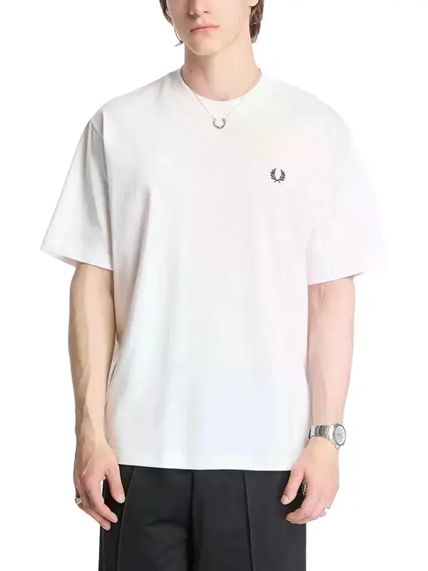Fred Perry Logo-print T-shirt - White
