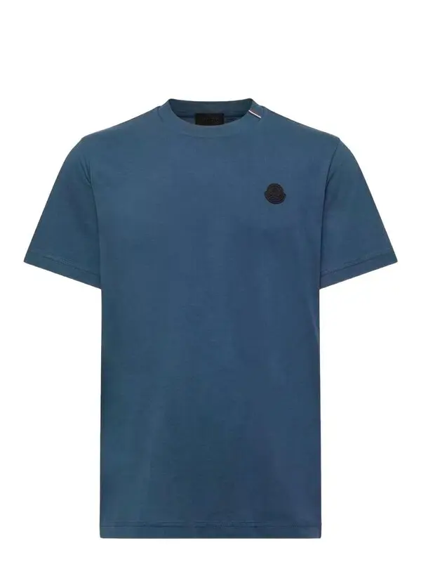 Moncler Logo-patch T-shirt - Blue