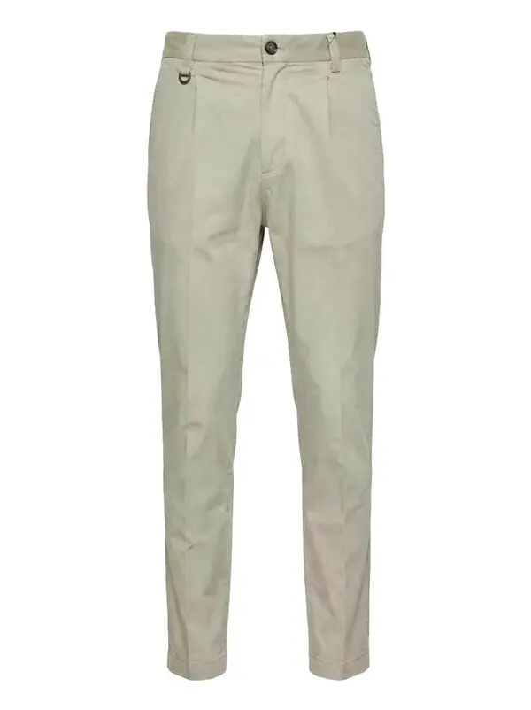 PAOLO PECORA Pleated Tailored Trousers - Green