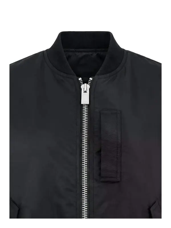 Sacai Zip-up Twill Jacket - Black