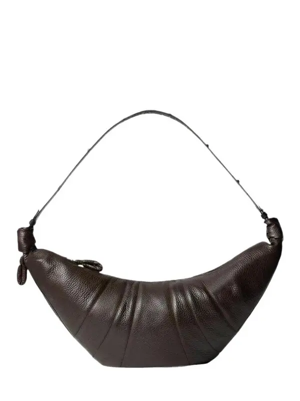 LEMAIRE Western Studs Croissant Backpack - Brown