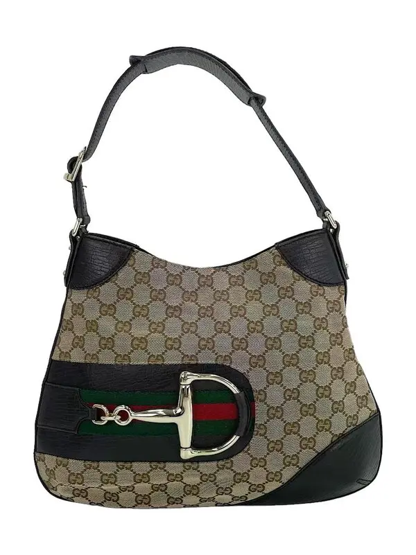 Gucci Horsebit Shoulder Bag - Neutrals
