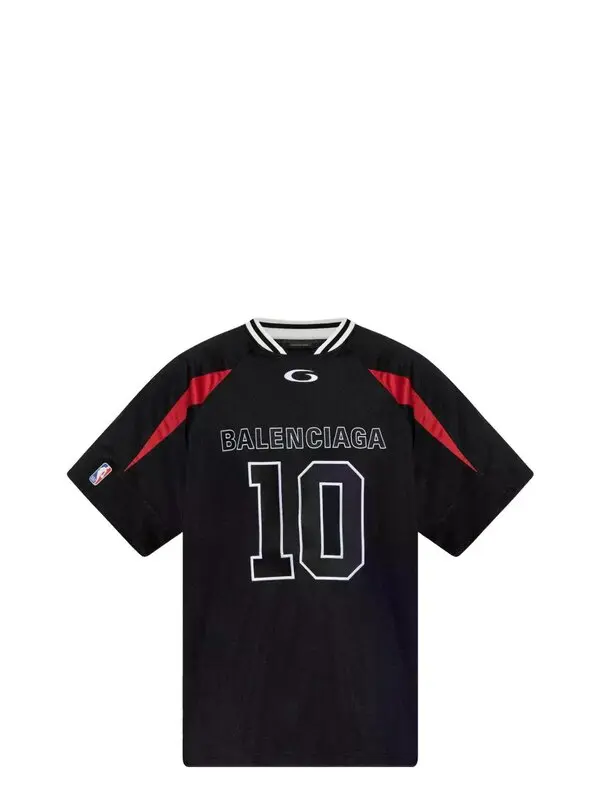 Balenciaga Oversized Graphic T-shirt - Black