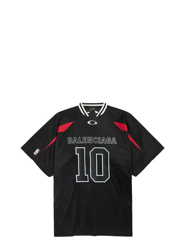 Balenciaga Oversized Graphic T-shirt - Black