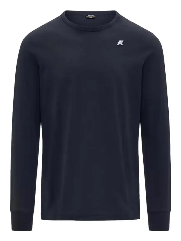 K-WAY Elmer Js Peach Long-sleeve T-shirt - Blue