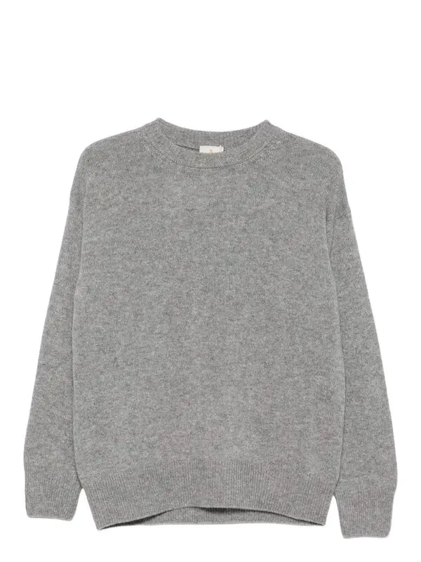 Incentive! Cashmere Connie Crew Neck Sweater - Grey