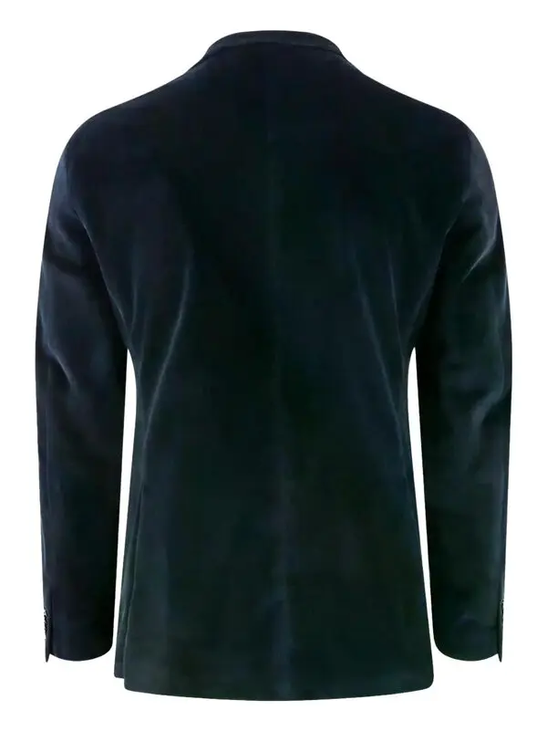 Corneliani Velvet Blazer - Blue