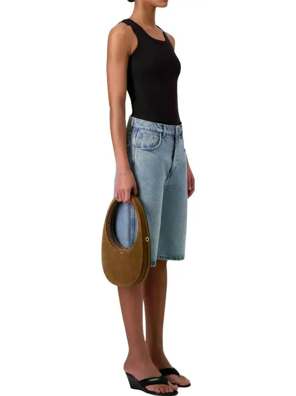 Coperni Logo-plaque Shorts - Blue