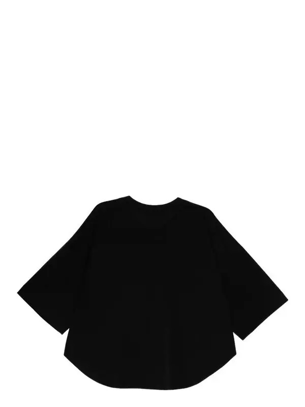 Y’s Jersey Hooked Blouse - Black