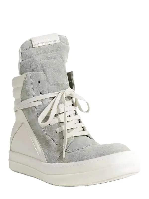 Rick Owens Geobasket High-top Sneakers - White