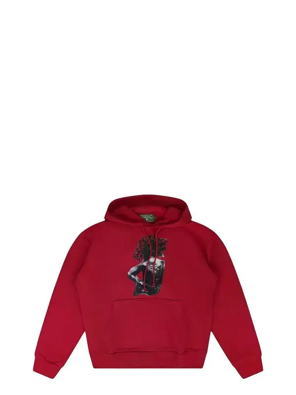 DENIM TEARS X Arthur Jafa Ex-slave Gordon Hoodie - Red
