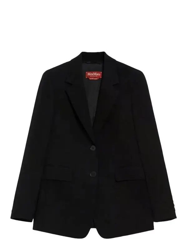 Max Mara Cady Single-breasted Blazer - Black
