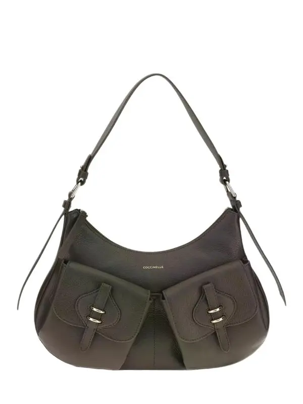COCCINELLE Mavery Pocket Shoulder Bag - Green