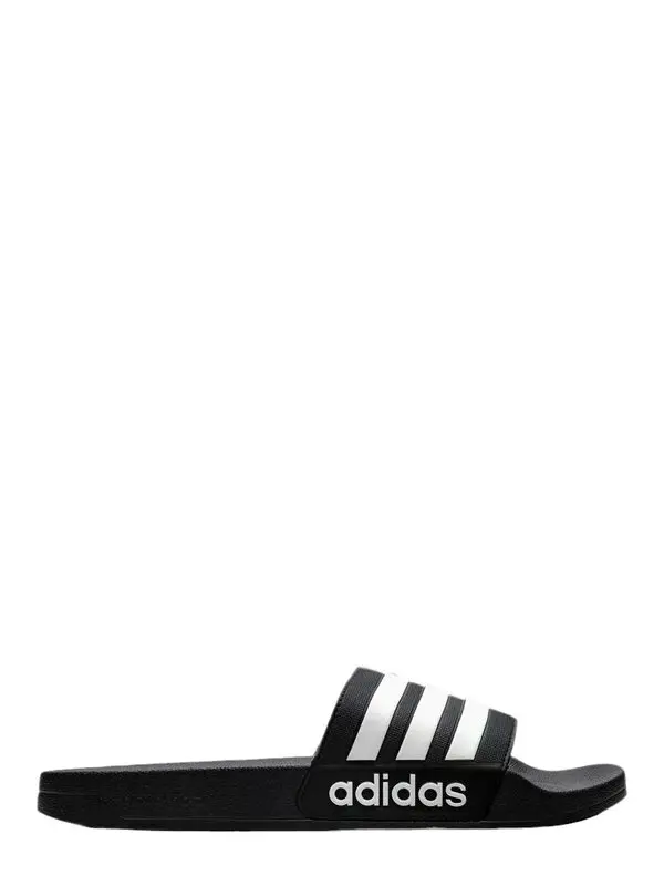 Adidas Adilette Three-stripe Slides - Black