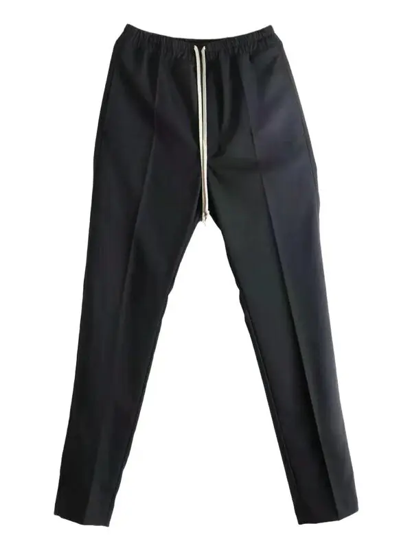 Rick Owens Drawstring Waist Trousers - Black