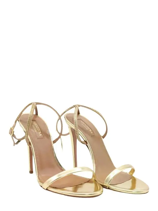 AQUAZZURA Cannes Strappy Sandals - Gold