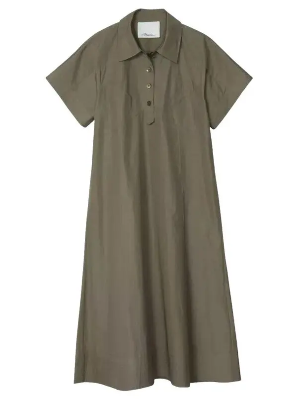 3.1 Phillip Lim Short-sleeve Midi Dress - Green