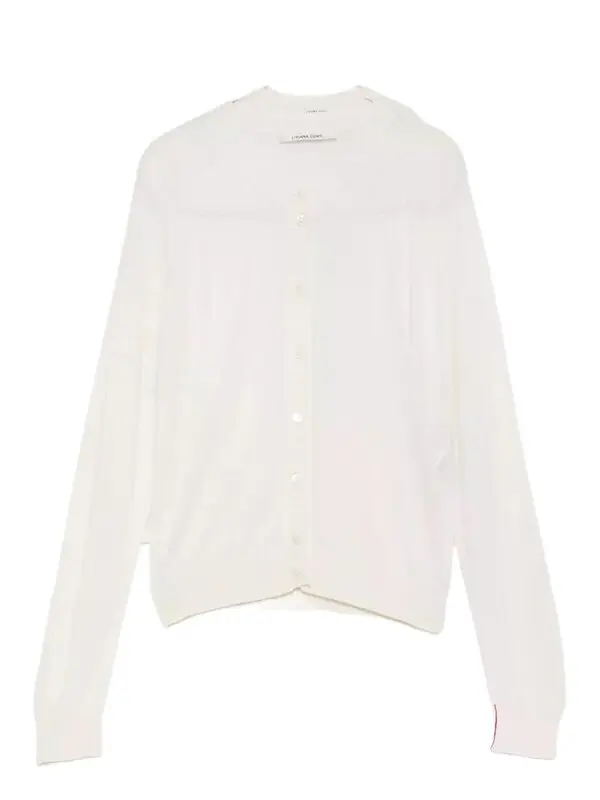Liviana Conti Fine-knit Raglan-sleeve Cardigan - Neutrals