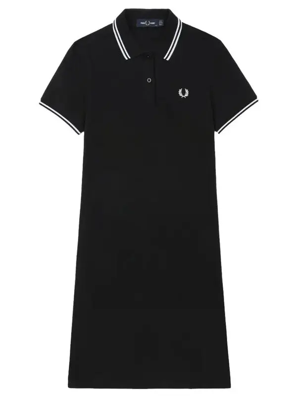 Fred Perry Twin Tipped Polo Dress - Black