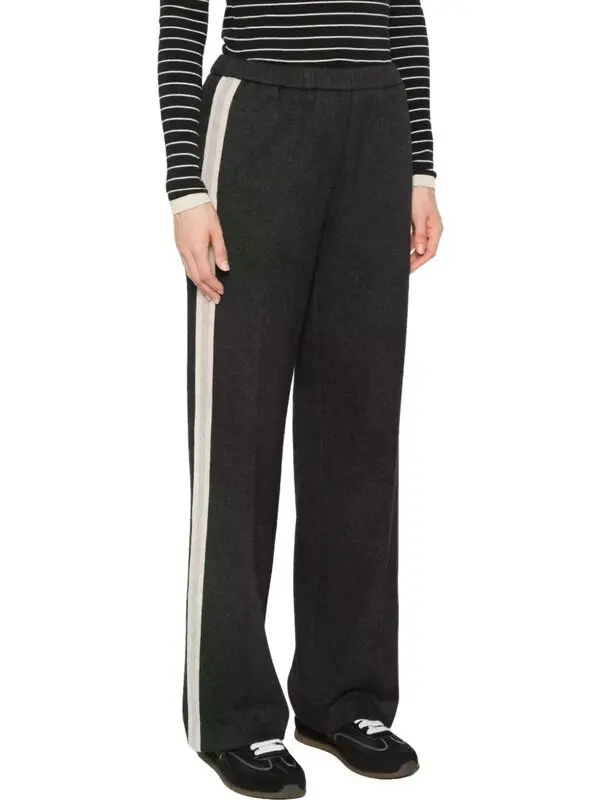 Peserico Side-stripe Track Pants - Grey