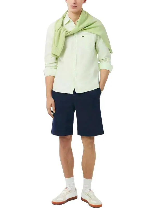 Lacoste Logo-embroidered Drawstring Shorts - Blue
