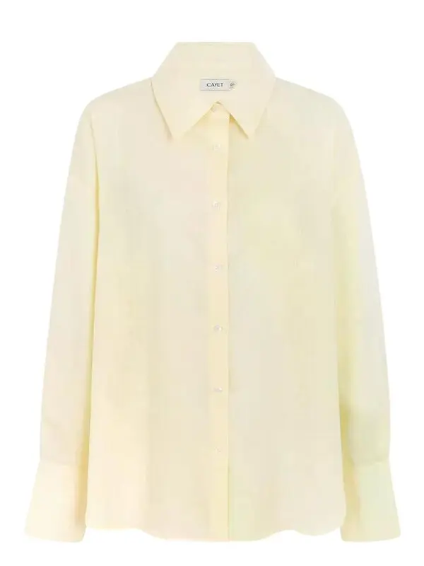 CAYET Anita Linen Shirt - Yellow