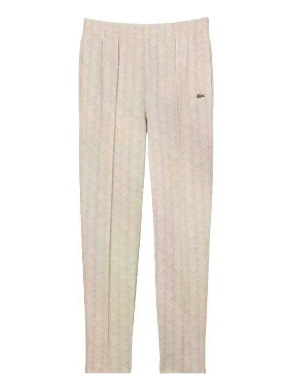 Lacoste Monogram Jacquard Track Pants - Neutrals