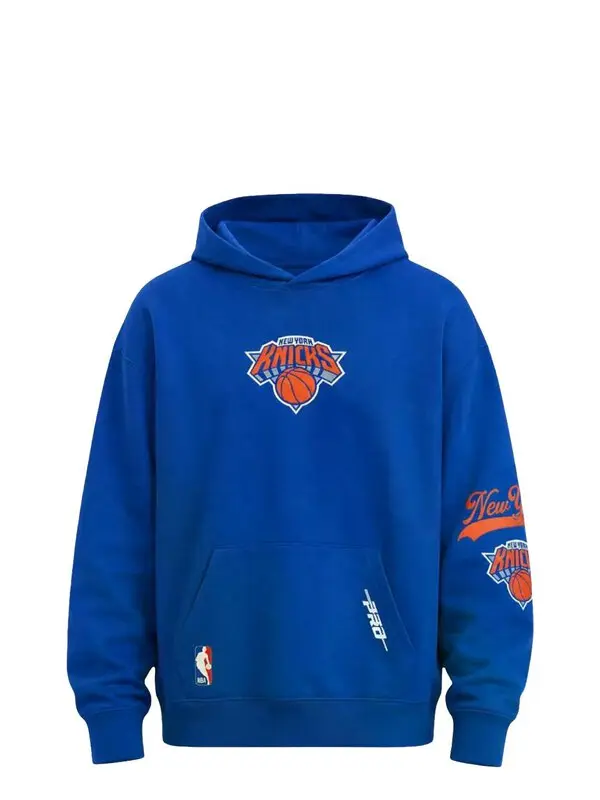 PRO STANDARD X Nba New York Knicks Drop-shoulder Hoodie - Blue
