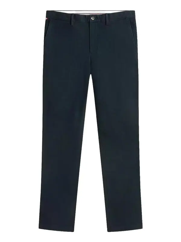 Tommy Hilfiger Denton Logo-patch Chinos - Blue