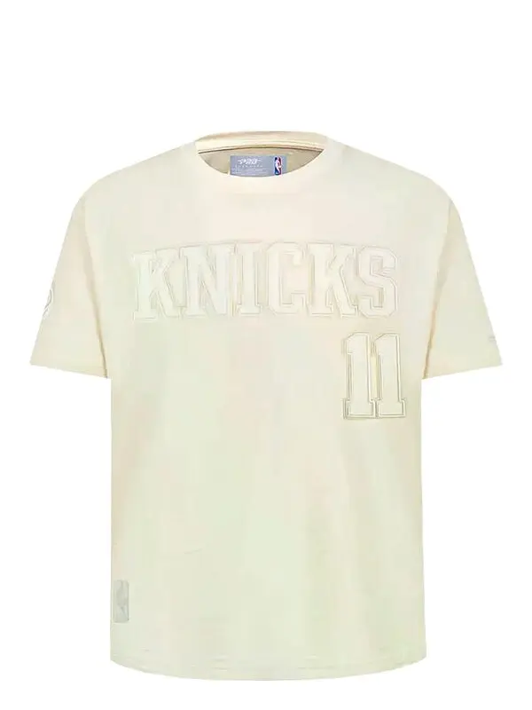 PRO STANDARD X Nba New York Knicks Jalen Brunson Embroidered T-shirt - Neutrals