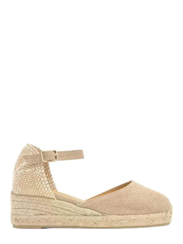 CastaÑer Carol Canvas Espadrille Wedge Sandals - Neutrals