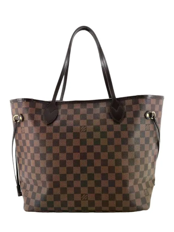 LOUIS VUITTON Neverfull Damier Mm Tote Bag - Brown