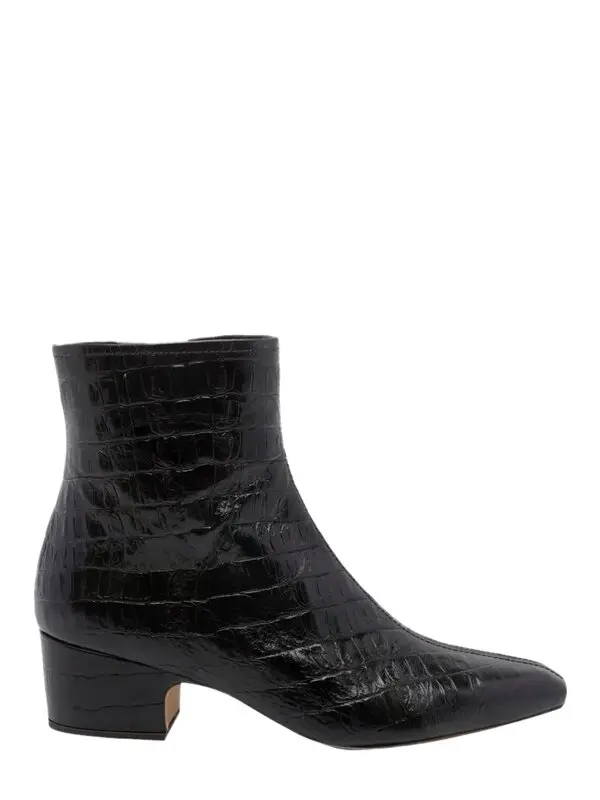 Chie Mihara Cumiya Croc-effect Ankle Boots - Brown
