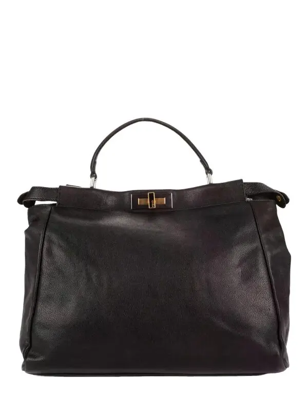Fendi Peekaboo Tote Bag - Black