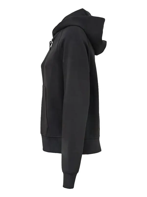Max Mara Logo-embroidered Zip-up Hoodie - Grey
