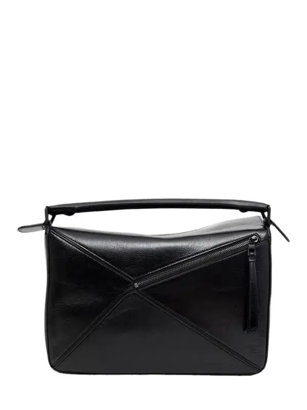 Loewe Large Puzzle Paneled Tote Bag - Black