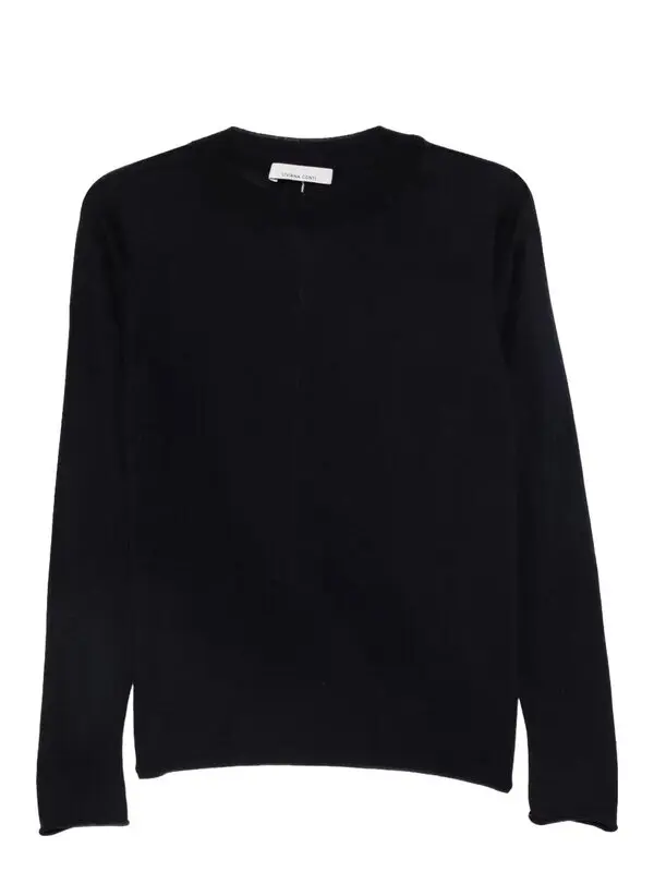 Liviana Conti Contrast Stitch Sweater - Blue