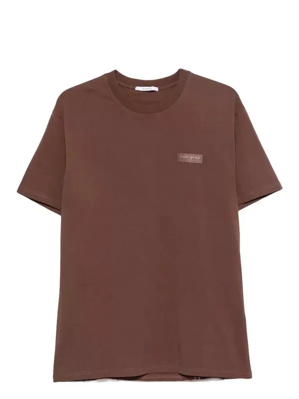 Givenchy Logo-patch T-shirt - Brown