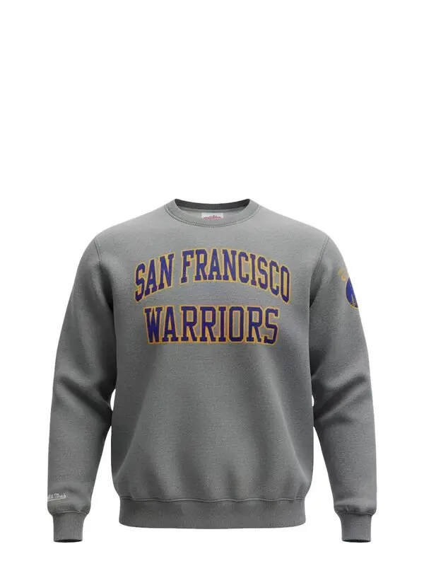 Mitchell & Ness Nba Golden State Warriors The City Sweatshirt - Grey