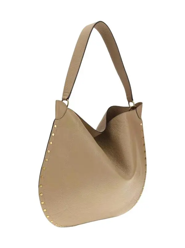 Isabel Marant Étoile Oskan Leather Shoulder Bag - Neutrals