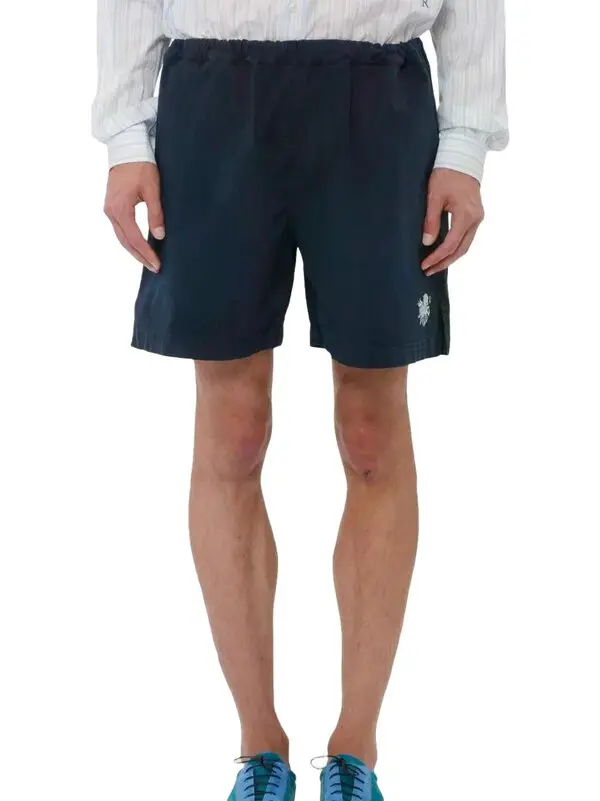 RANRA Keel Logo-detail Shorts - Blue