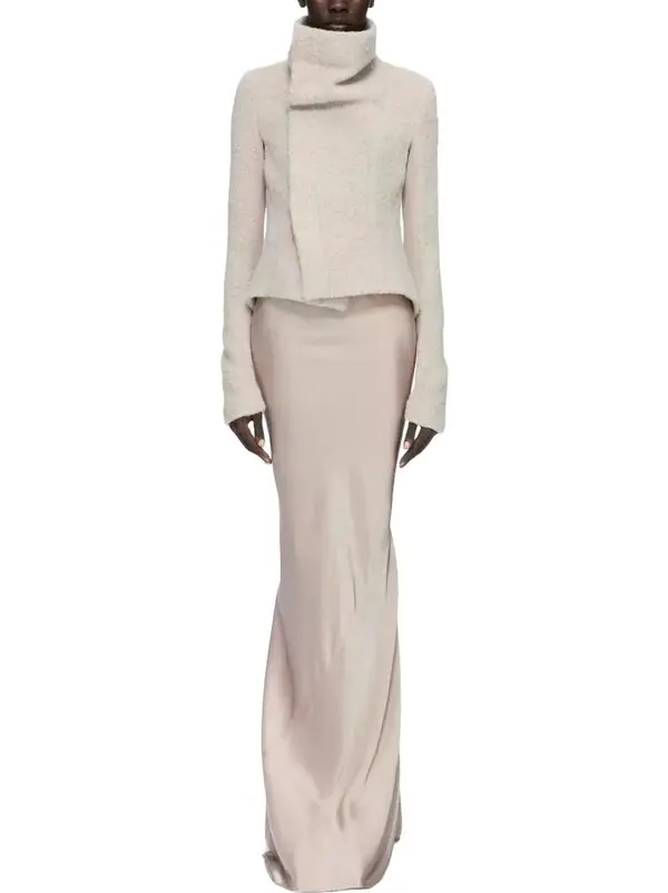 Rick Owens Naska Asymmetric Jacket - Neutrals