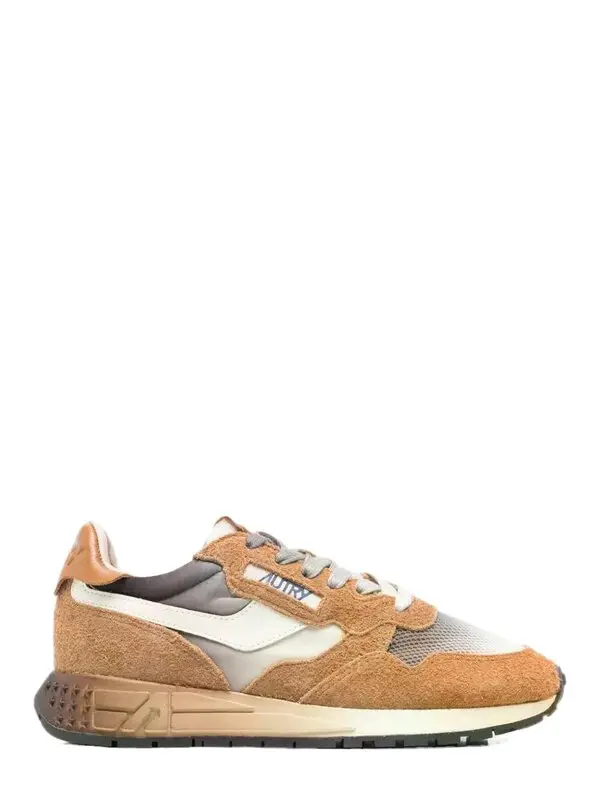 AUTRY Reelwind Suede Panel Sneakers - Brown