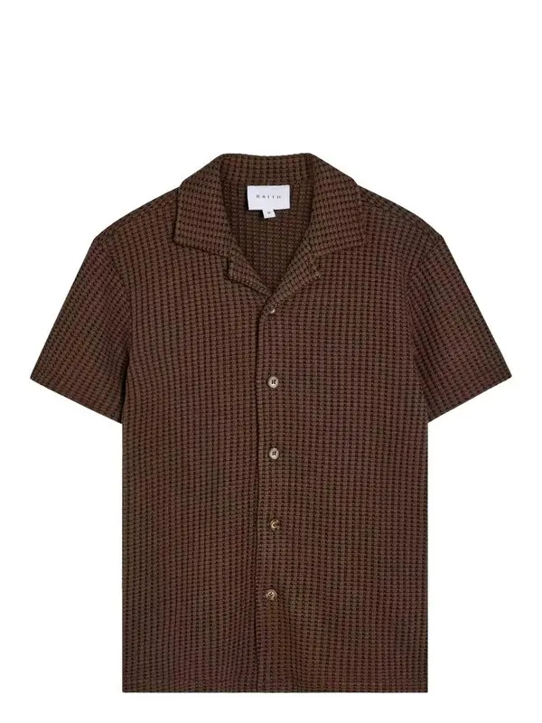RAITH Marcos Short-sleeve Shirt - Brown